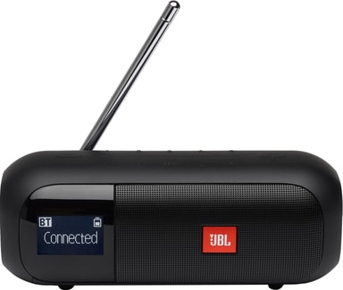 JBL Tuner 2 FM bærbar FM-/DAB-radio (sort) - Elkjøp