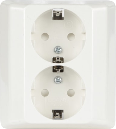 Nordic Quality innfelt dobbel stikkontakt (5-pakning) - Elkjøp