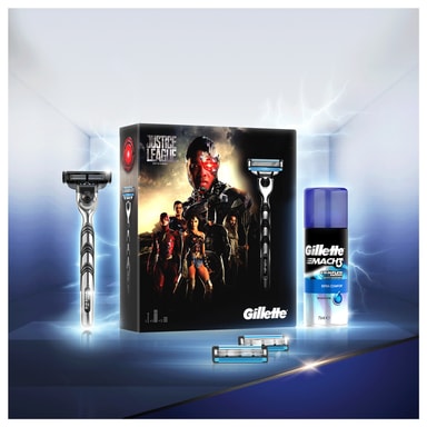 Gillette Mach3 Justice League Special Edition gavepakke - Elkjøp