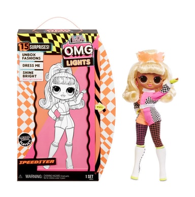 L.O.L. Surprise OMG Doll Lights Series Drag Racer - Elkjøp
