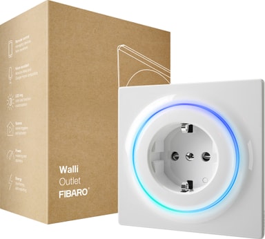Fibaro Walli eluttag typ F FGWOF-011 - Elgiganten - Elgiganten