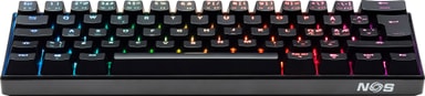 NOS C-450 Mini PRO RGB gamingtastatur (sort) - Elkjøp | Elkjøp