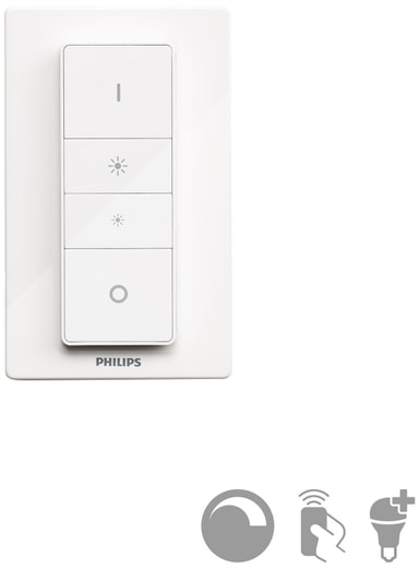 Philips Hue remote dimmerbryter HUEDIMSWITCHP - Elkjøp