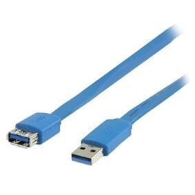 USB-ledning 3.0 Flat skjøteledning - 2m - Elkjøp