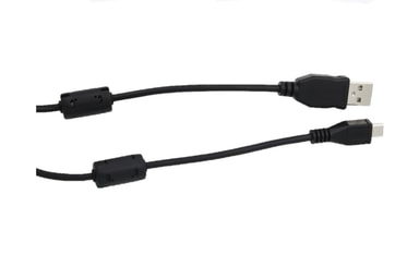 Ekstra lang ladekabel USB til Micro USB 3m - Svart - Elkjøp