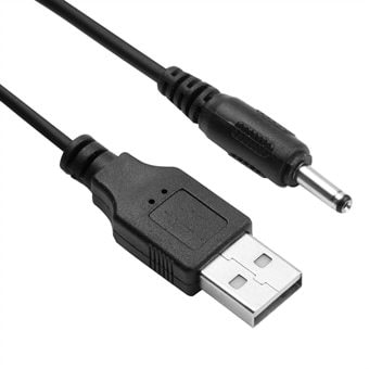 Usb kabel med strømforsyning - 3,5mm rund plugg - Elkjøp