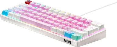 NOS C-450 Mini PRO RGB gamingtastatur (Cotton Candy) - Elkjøp | Elkjøp