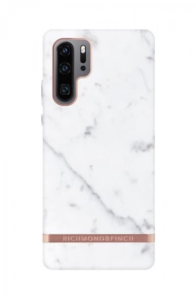 Richmond & Finch Huawei P30 Pro Deksel White Marble - Elkjøp | Elkjøp