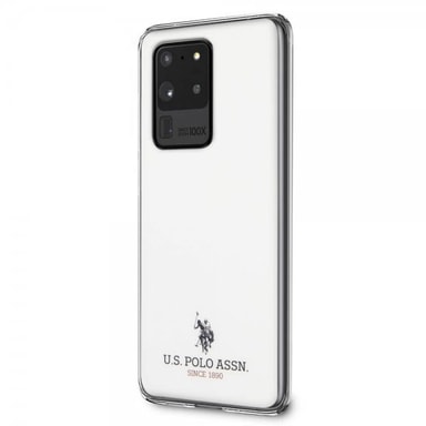 U.S. Polo Samsung Galaxy S20 Ultra Deksel med Logo Hvit - Elkjøp
