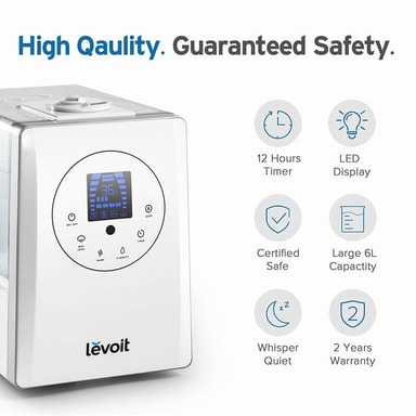 Levoit LV600HH Hybrid Ultrasonic Luftfukter - Elkjøp