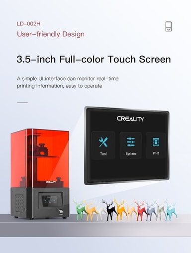 Creality LD-002H - Mono LCD Resin 3D-printer - Elkjøp