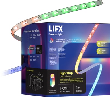 LIFX LED-strips LZ3SK2MEU (2m) - Elkjøp