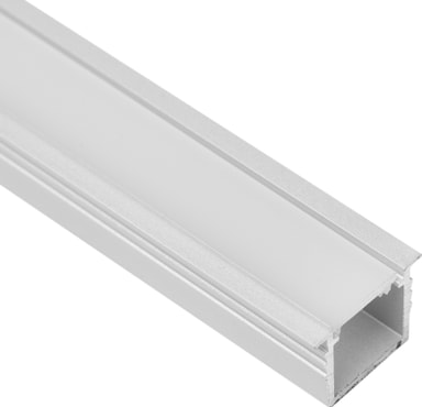 Loox5 innfelt aluminiumsprofil LED-lysstripe, 17 mm (sølv) - Elkjøp