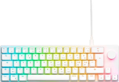 JLT Loop kompakt mekaniskt gaming RGB-tangentbord (vitt) - Elgiganten ...