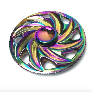 Fidget Spinner - Metal Rainbow Saw - Elkjøp