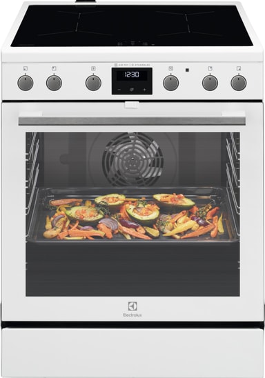 Electrolux komfyr LKI66441NW (hvit) - Elkjøp