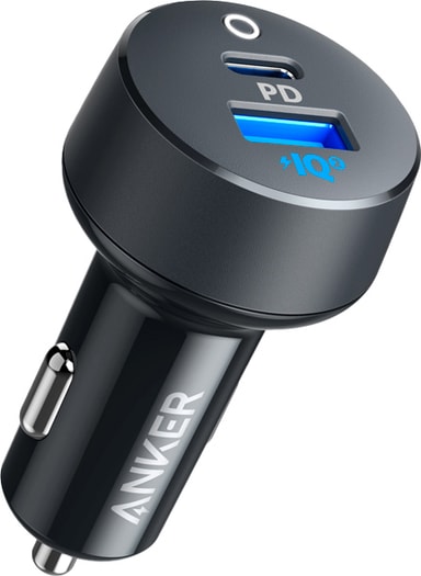 Anker PowerDrive PD+2 dobbel USB billader (sort) - Elkjøp