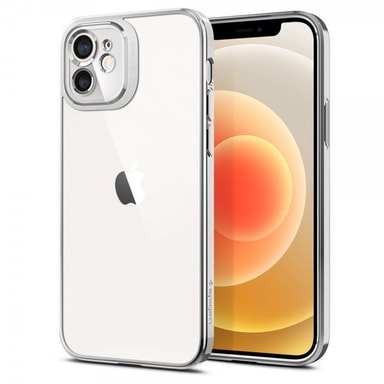 Spigen iPhone 12 Deksel Optik Crystal Chrome Silver - Elkjøp