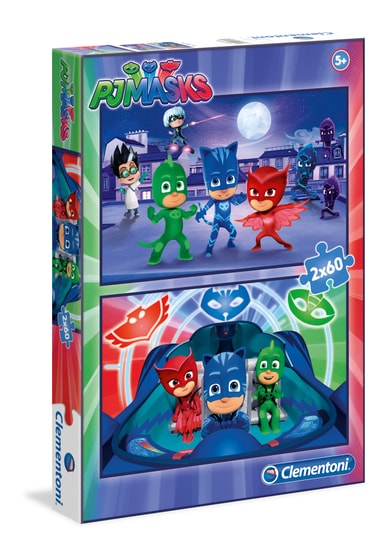 PJ Masks - Puzzles Kids Special Collection 2x60 pcs - Elkjøp