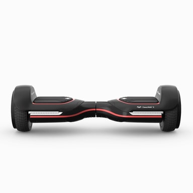 ClassyWalk® 2 LED Hoverboard - Svart/Rød - Elkjøp
