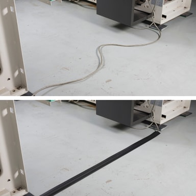 D-LINE Kabelkanal Gulv PVC Pro Svart 1.8m - Elkjøp