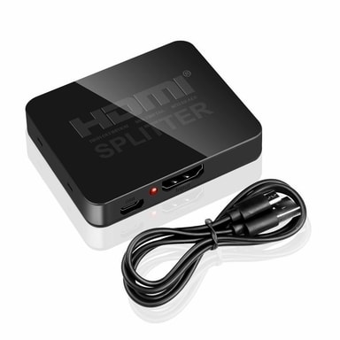 HDMI splitter 1x2 UHD 4K / FHD 1080p / 3D - Elkjøp