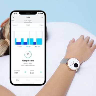 Withings ScanWatch Hybrid smartwatch 38mm (roséguld) - Elgiganten ...