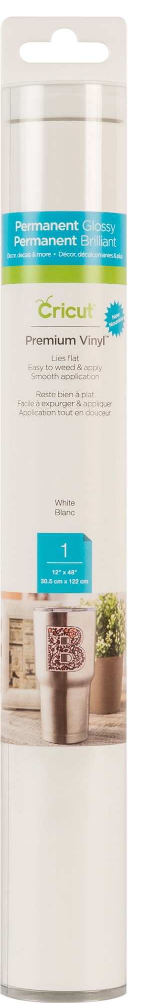 Cricut Premium Vinyl Permanent rull (hvit) - Elkjøp | Elkjøp