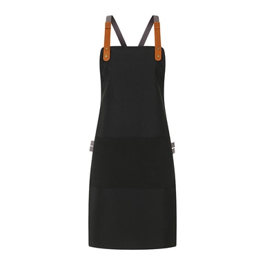 2 pakker forkle med lomme for kaffebarer, bakerier, restauranter Sort ...