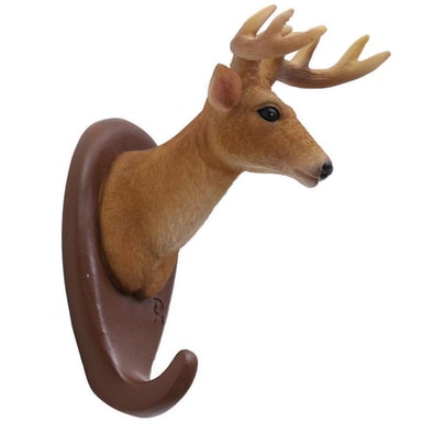 Veggdekorasjon / veggkrok - dådyr - Elkjøp