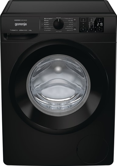 Gorenje Vaskemaskin WNEI84AS/B (Jetsort) - Elkjøp | Elkjøp