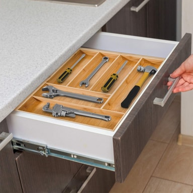 Bestikkbrett Bestikkboks i bambus (brun) - Elkjøp | Elkjøp