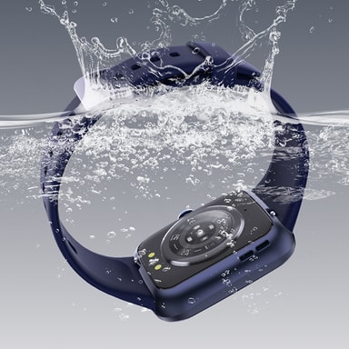 IP67 vanntett 1,96"" HD Touch Screen Smart Watch Blå - Elkjøp | Elkjøp