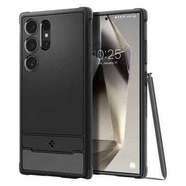 Spigen Rugged Armor deksel Samsung Galaxy S24 Ultra - Svart - Elkjøp | Elkjøp
