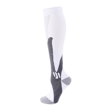 Kompressionsstrumpor Sport XL - Vit - Elkjøp