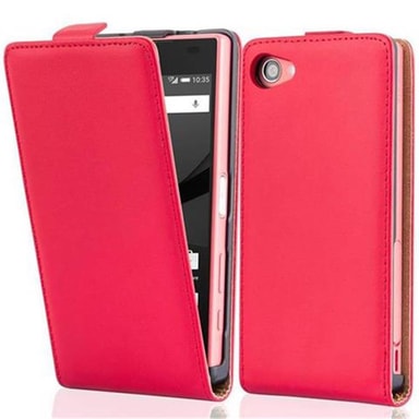 Sony Xperia Z5 COMPACT Deksel Flip Case (rød) - Elkjøp