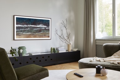 Samsung 85" The Frame LS03A 4K QLED TV (2021) - Elkjøp