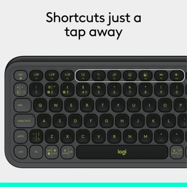 Logitech Pop Icon tastatur (graphite) - Elkjøp | Elkjøp