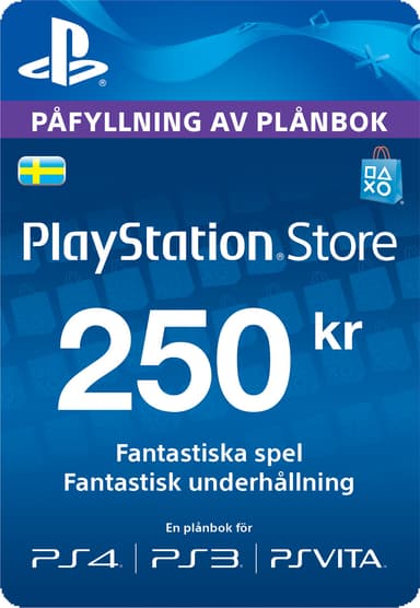 PlayStation Store PSN presentkort 250 SEK Elgiganten Elgiganten