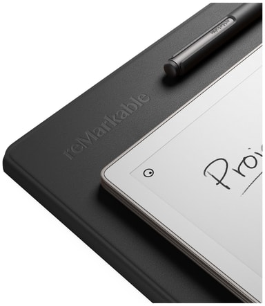 reMarkable Paper Pro E-ink nettbrett + Marker Plus + Folio Leather ...