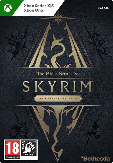 The Elder Scrolls V Skyrim Anniversary Edition XBOX One Xbox Series Elkjop Elkjop