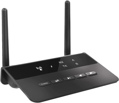 NÖRDIC Bluetooth 5.2 trådløs sender og mottaker DAC Qualcomm aptX Adaptive aptX HD 3,5 mm AUX ...