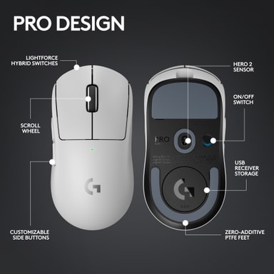 Logitech G Pro X Superlight 2 trådlös gamingmus - Elgiganten - Elgiganten