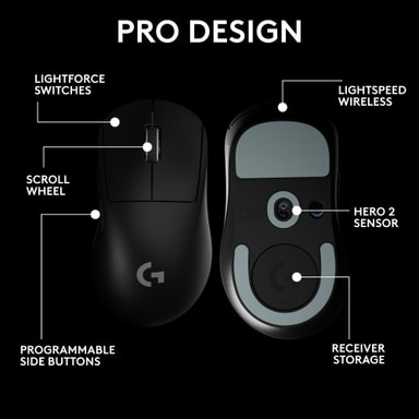 Logitech G Pro X Superlight 2 DEX gamingmus - Elgiganten - Elgiganten