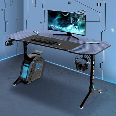 Gamingbord 120cm med RGB-belysning og stabile stålben - Elkjøp | Elkjøp