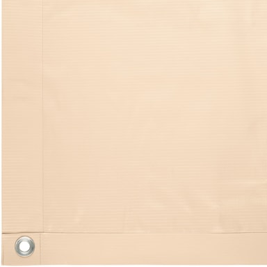 tectake Balkongskydd med metallförstärkta öglor, version 1 - creme, 90 ...