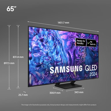 Samsung 65" Q70D 4K QLED Smart-TV (2024) - Elkjøp | Elkjøp