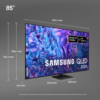 Samsung 85" Q70D 4K QLED Smart-TV (2024) - Elkjøp | Elkjøp