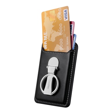 Magnetisk kortholder med justerbar stativ Ringholder for iPhone 15/14 ...