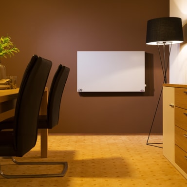 Hybrid infrarød varmeapparat med termostat, variant 1 - hvit - Elkjøp